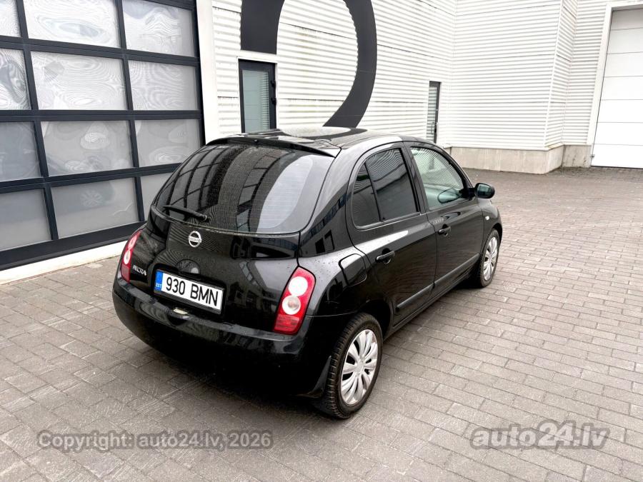 Black Nissan Micra 2005 in Tallinn, with an engine capacity of 1.20 L and mileage of 173 thousand km for 2199 €, photo 5 on AUTOMOTO.COM.LV