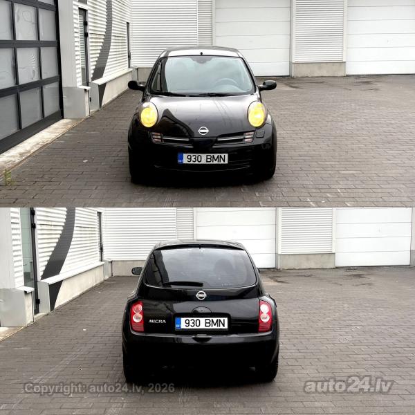 Black Nissan Micra 2005 in Tallinn, with an engine capacity of 1.20 L and mileage of 173 thousand km for 2199 €, photo 6 on AUTOMOTO.COM.LV