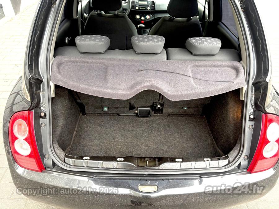 Black Nissan Micra 2005 in Tallinn, with an engine capacity of 1.20 L and mileage of 173 thousand km for 2199 €, photo 8 on AUTOMOTO.COM.LV