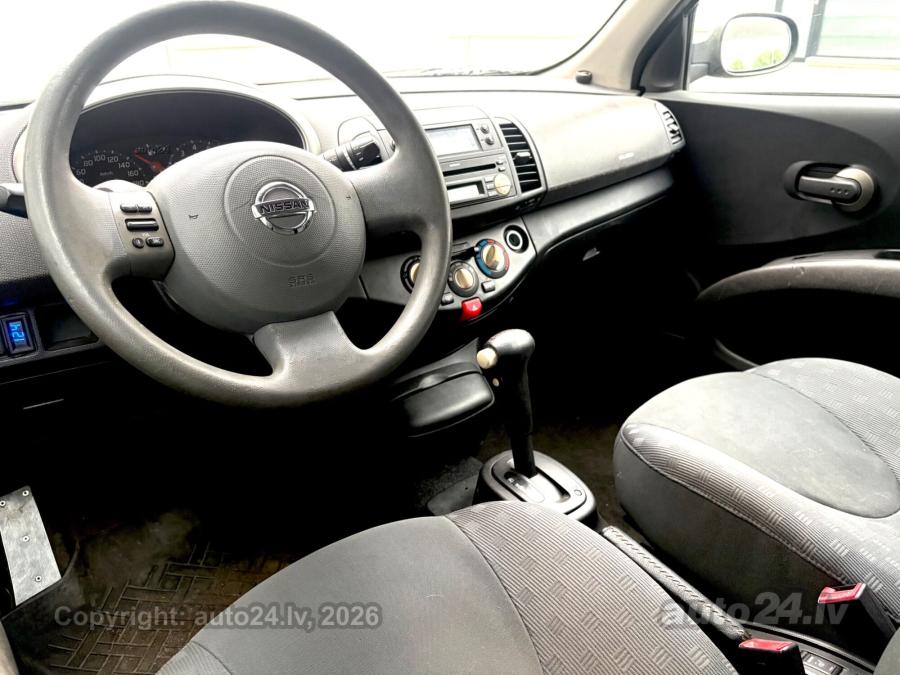 Black Nissan Micra 2005 in Tallinn, with an engine capacity of 1.20 L and mileage of 173 thousand km for 2199 €, photo 9 on AUTOMOTO.COM.LV
