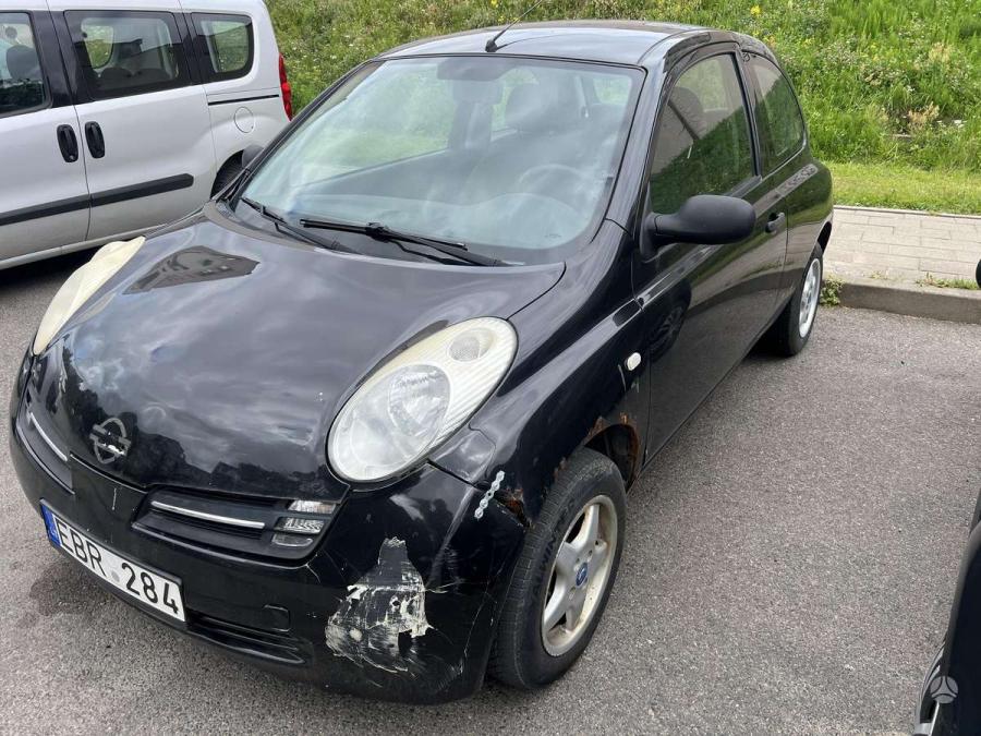 Melns Nissan Micra 2006 Viļņa, ar dzinēja tilpumu 1.24 L un nobraukumu 65 tūkst. km par 390 €, foto 4 vietnē AUTOMOTO.COM.LV