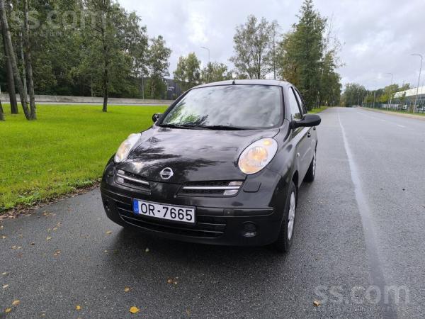Nissan Micra 2007 in Riga on AUTOMOTO.COM.LV Black Nissan Micra 2007 in Riga, with an engine capacity of 1.20 L and mileage of 160 thousand km for 2650 €, photo 1 on AUTOMOTO.COM.LV