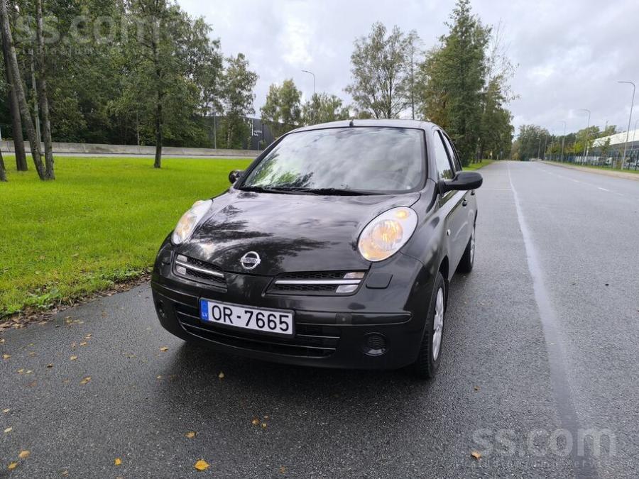 Черный Ниссан Микра 2007 в Рига, объемом двигателя 1.20 л и пробегом 160 тыс. км за 2650 €, фото 1 на AUTOMOTO.COM.LV