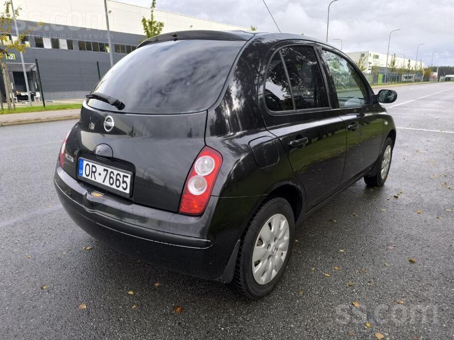 Черный Ниссан Микра 2007 в Рига, объемом двигателя 1.20 л и пробегом 160 тыс. км за 2650 €, фото 4 на AUTOMOTO.COM.LV