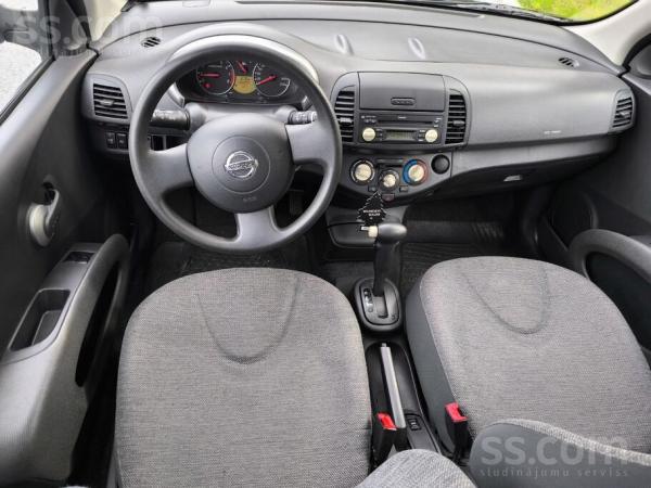 Nissan Micra 2007 in Riga on AUTOMOTO.COM.LV Black Nissan Micra 2007 in Riga, with an engine capacity of 1.20 L and mileage of 160 thousand km for 2650 €, photo 7 on AUTOMOTO.COM.LV