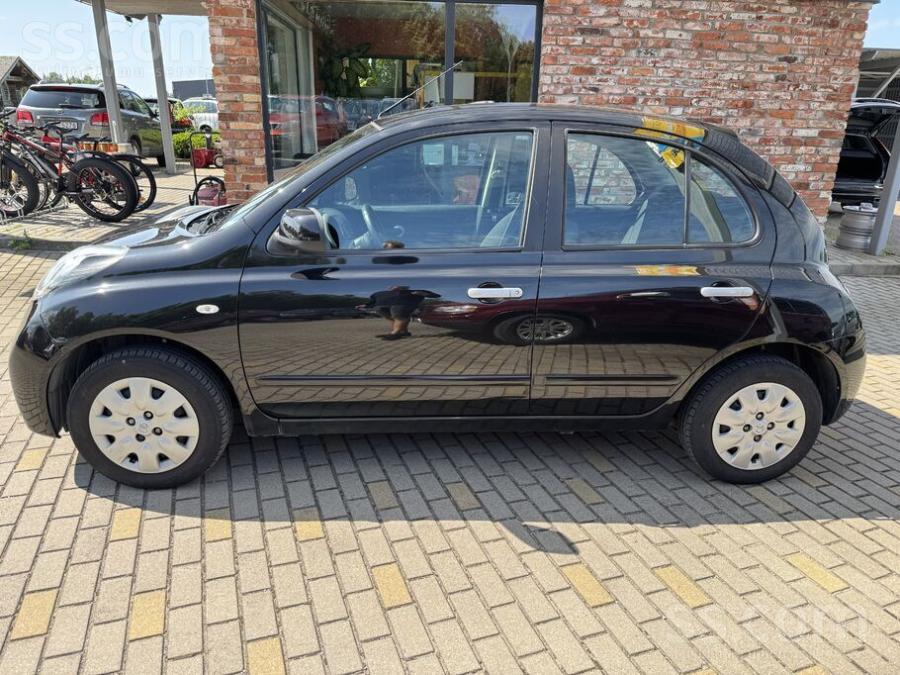 Black Nissan Micra 2009 in Talsi, with an engine capacity of 1.20 L and mileage of 237 thousand km for 2895 €, photo 7 on AUTOMOTO.COM.LV