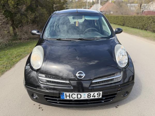 Black Nissan Micra 2009 in Kaunas, with an engine capacity of 1.40 L and mileage of 312 thousand km for 850 €, photo 2 on AUTOMOTO.COM.LV