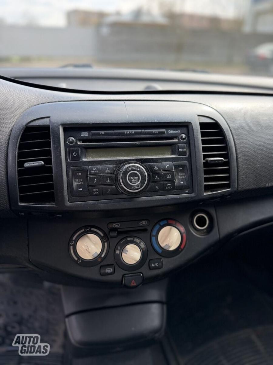 Melns Nissan Micra 2009 Kauņa, ar dzinēja tilpumu 1.40 L un nobraukumu 312 tūkst. km par 850 €, foto 19 vietnē AUTOMOTO.COM.LV