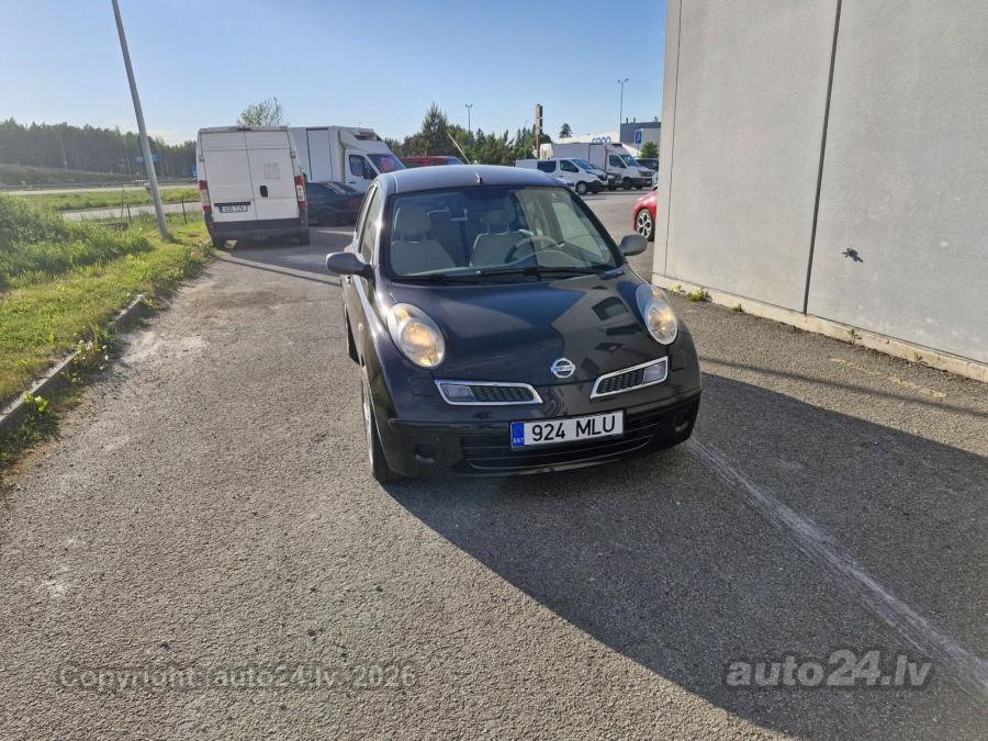 Black Nissan Micra 2009 in Tallinn, with an engine capacity of 1.20 L and mileage of 160 thousand km for 2600 €, photo 4 on AUTOMOTO.COM.LV