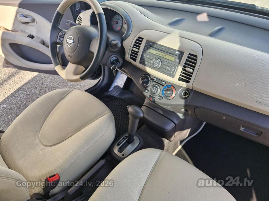Black Nissan Micra 2009 in Tallinn, with an engine capacity of 1.20 L and mileage of 160 thousand km for 2600 €, photo 11 on AUTOMOTO.COM.LV