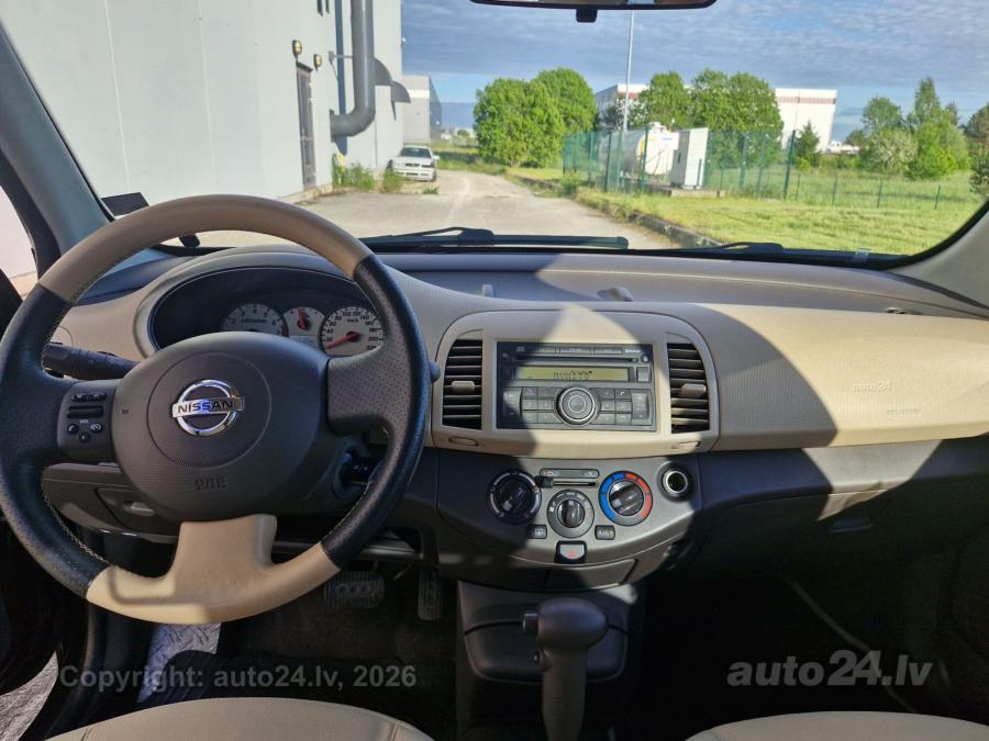Black Nissan Micra 2009 in Tallinn, with an engine capacity of 1.20 L and mileage of 160 thousand km for 2600 €, photo 12 on AUTOMOTO.COM.LV