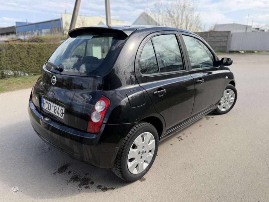 Melns Nissan Micra 2009 Kauņa, ar dzinēja tilpumu 1.40 L un nobraukumu 312 tūkst. km par 480 €, foto 6 vietnē AUTOMOTO.COM.LV