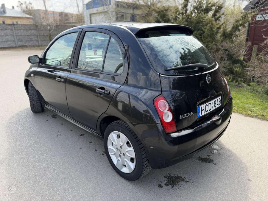 Melns Nissan Micra 2009 Kauņa, ar dzinēja tilpumu 1.40 L un nobraukumu 312 tūkst. km par 480 €, foto 8 vietnē AUTOMOTO.COM.LV