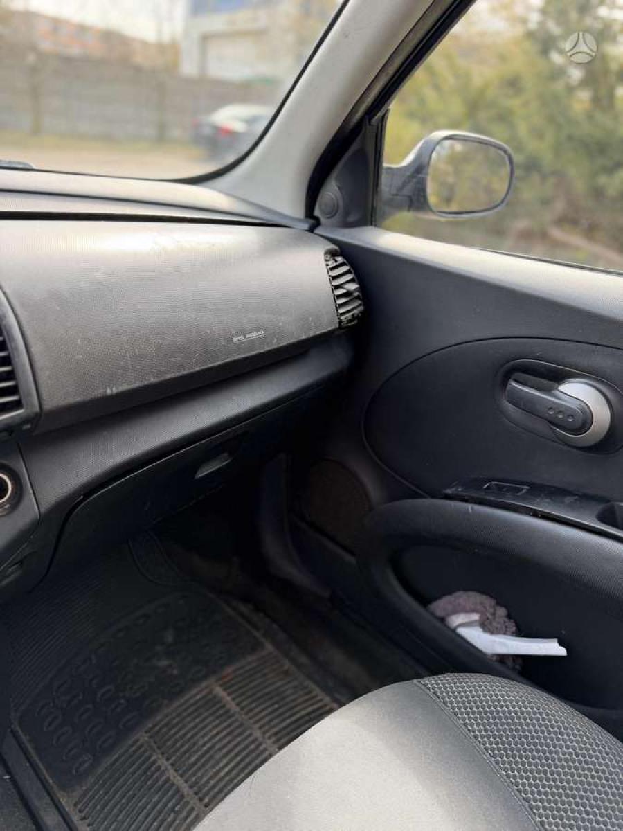 Melns Nissan Micra 2009 Kauņa, ar dzinēja tilpumu 1.40 L un nobraukumu 312 tūkst. km par 480 €, foto 19 vietnē AUTOMOTO.COM.LV