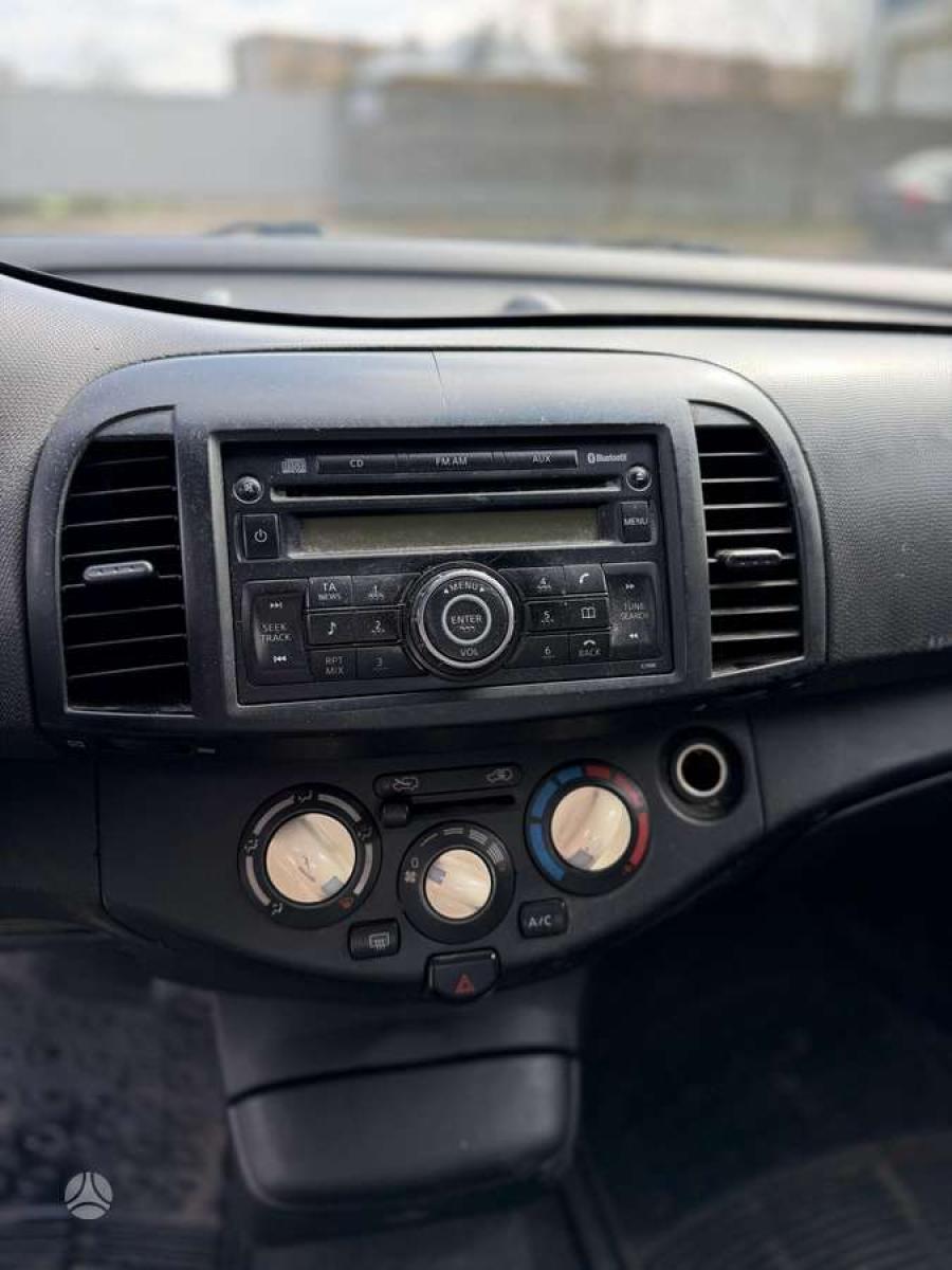 Melns Nissan Micra 2009 Kauņa, ar dzinēja tilpumu 1.40 L un nobraukumu 312 tūkst. km par 480 €, foto 20 vietnē AUTOMOTO.COM.LV