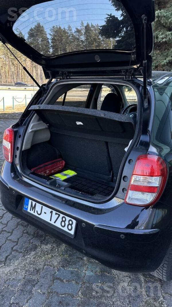 Melns Nissan Micra 2011 Rīga, ar dzinēja tilpumu 1.20 L un nobraukumu 0 tūkst. km par 3600 €, foto 5 vietnē AUTOMOTO.COM.LV