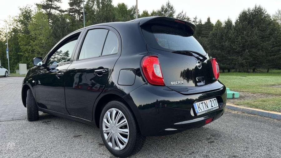 Melns Nissan Micra 2014 Kauņa, ar dzinēja tilpumu 1.20 L un nobraukumu 140 tūkst. km par 2900 €, foto 5 vietnē AUTOMOTO.COM.LV