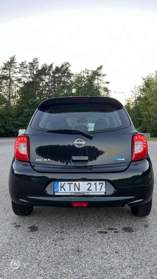 Black Nissan Micra 2014 in Kaunas, with an engine capacity of 1.20 L and mileage of 140 thousand km for 2900 €, photo 6 on AUTOMOTO.COM.LV