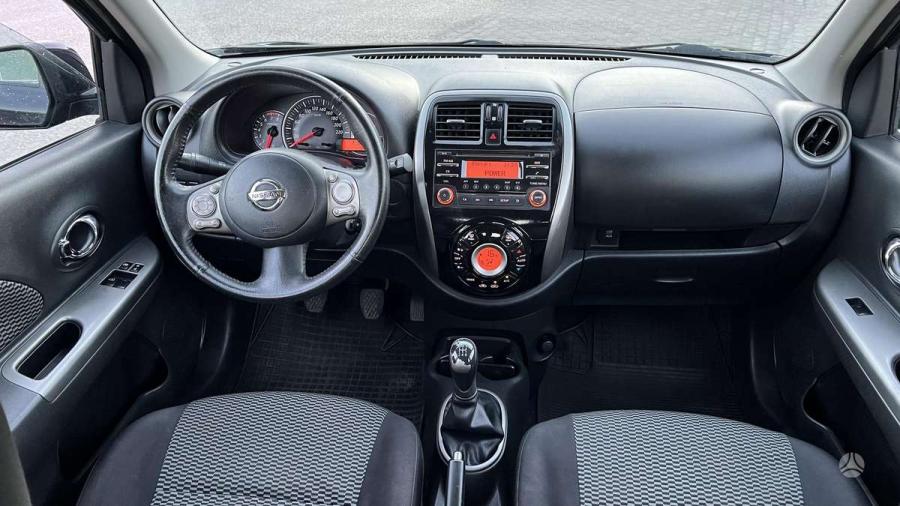 Melns Nissan Micra 2014 Kauņa, ar dzinēja tilpumu 1.20 L un nobraukumu 140 tūkst. km par 2900 €, foto 20 vietnē AUTOMOTO.COM.LV