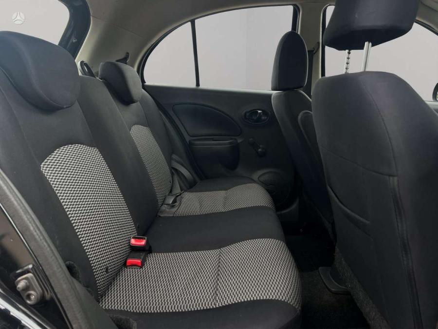 Black Nissan Micra 2015 in Kaunas, with an engine capacity of 1.20 L and mileage of 177 thousand km for 3999 €, photo 9 on AUTOMOTO.COM.LV