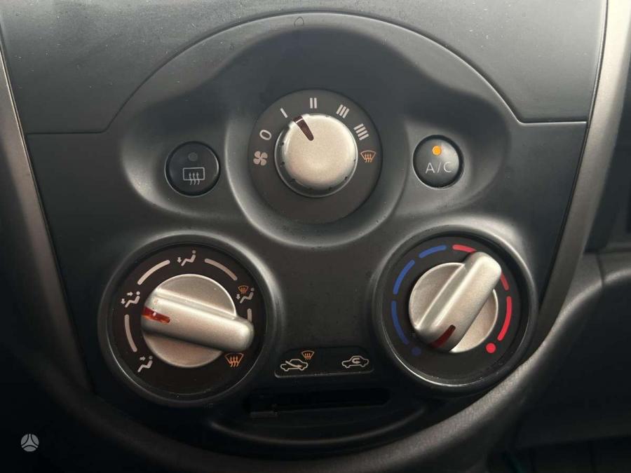 Black Nissan Micra 2015 in Kaunas, with an engine capacity of 1.20 L and mileage of 177 thousand km for 3999 €, photo 17 on AUTOMOTO.COM.LV