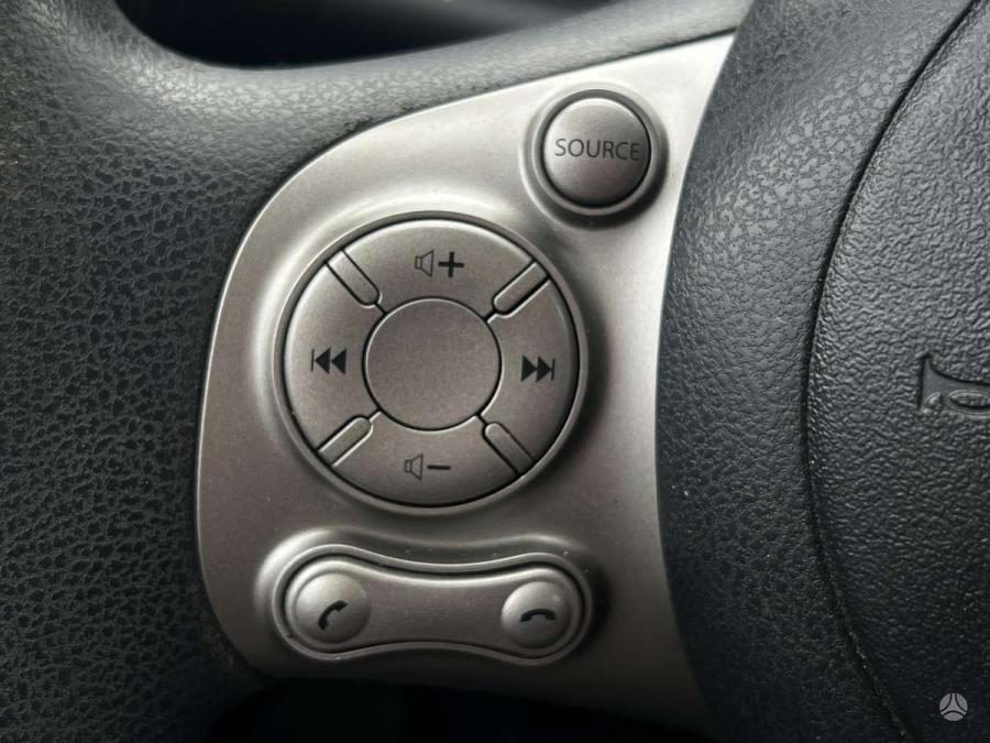 Black Nissan Micra 2015 in Kaunas, with an engine capacity of 1.20 L and mileage of 177 thousand km for 3999 €, photo 19 on AUTOMOTO.COM.LV