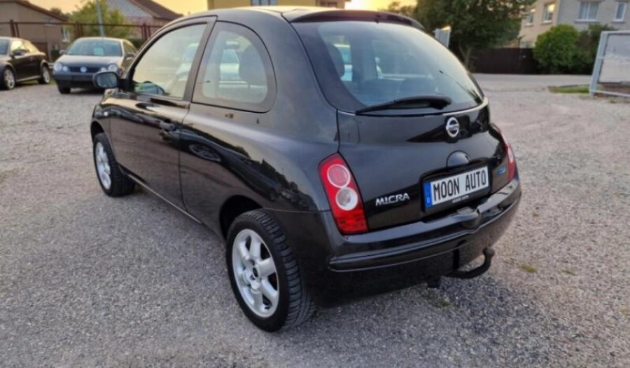 Black Nissan Micra 2009 in Riga, with an engine capacity of 1.20 L and mileage of 214 thousand km for 2990 €, photo 12 on AUTOMOTO.COM.LV