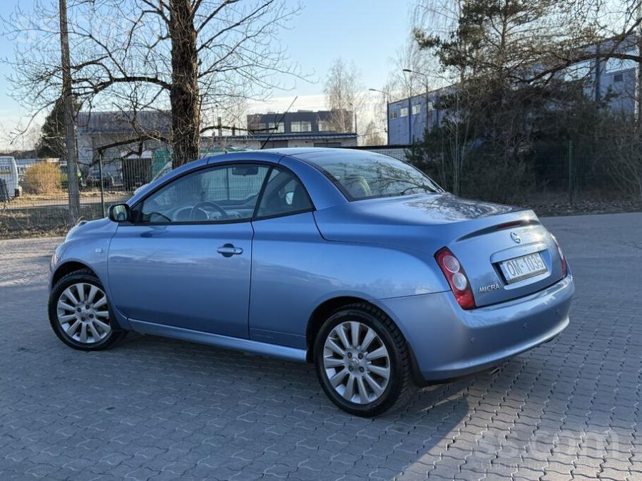 Blue Nissan Micra 2006 in Riga, with an engine capacity of 1.60 L and mileage of 0 thousand km for 3999 €, photo 5 on AUTOMOTO.COM.LV