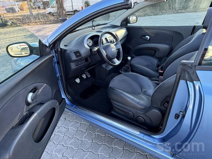 Blue Nissan Micra 2006 in Riga, with an engine capacity of 1.60 L and mileage of 0 thousand km for 3999 €, photo 10 on AUTOMOTO.COM.LV