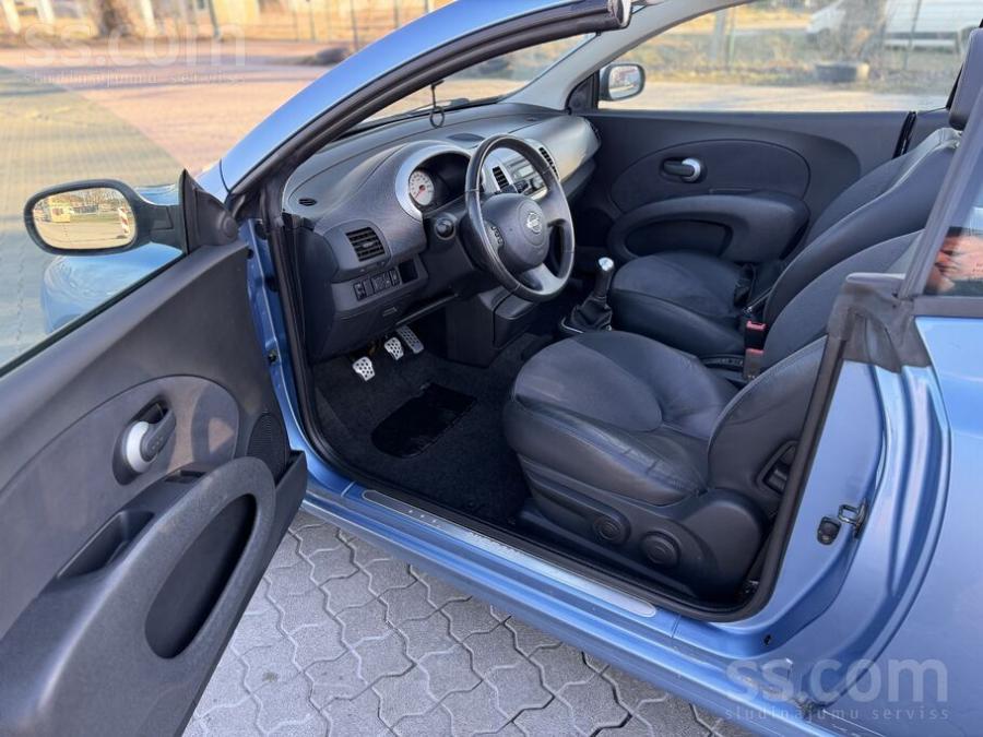 Blue Nissan Micra 2006 in Riga, with an engine capacity of 1.60 L and mileage of 0 thousand km for 3999 €, photo 12 on AUTOMOTO.COM.LV
