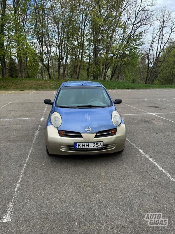 Zils Nissan Micra 2003 Trakai, ar dzinēja tilpumu 1.50 L un nobraukumu 259 tūkst. km par 1450 €, foto 1 vietnē AUTOMOTO.COM.LV