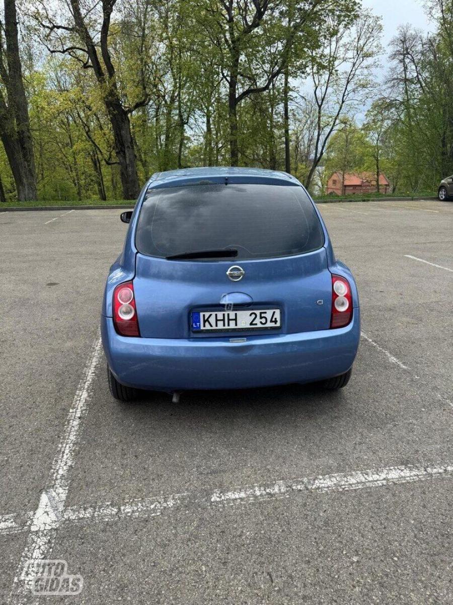 Zils Nissan Micra 2003 Trakai, ar dzinēja tilpumu 1.50 L un nobraukumu 259 tūkst. km par 1450 €, foto 5 vietnē AUTOMOTO.COM.LV