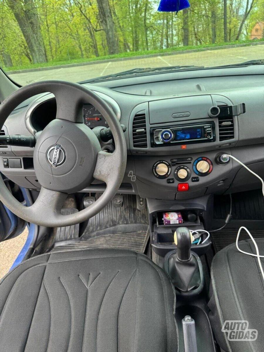 Zils Nissan Micra 2003 Trakai, ar dzinēja tilpumu 1.50 L un nobraukumu 259 tūkst. km par 1450 €, foto 7 vietnē AUTOMOTO.COM.LV