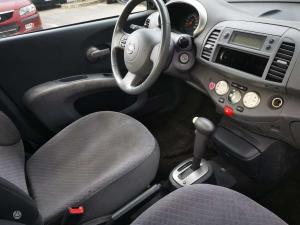 Blue Nissan Micra 2003 in Vilnius, with an engine capacity of 1.20 L and mileage of 215 thousand km for 1350 €, photo 4 on AUTOMOTO.COM.LV