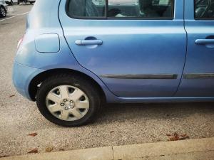 Blue Nissan Micra 2003 in Vilnius, with an engine capacity of 1.20 L and mileage of 215 thousand km for 1350 €, photo 6 on AUTOMOTO.COM.LV