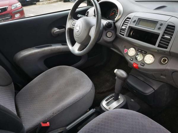 Blue Nissan Micra 2003 in Vilnius, with an engine capacity of 1.39 L and mileage of 215 thousand km for 1350 €, photo 7 on AUTOMOTO.COM.LV