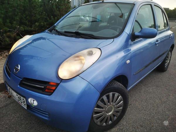 Blue Nissan Micra 2003 in Vilnius, with an engine capacity of 1.40 L and mileage of 245 thousand km for 1100 €, photo 3 on AUTOMOTO.COM.LV
