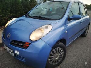 Blue Nissan Micra 2003 in Vilnius, with an engine capacity of 1.40 L and mileage of 245 thousand km for 1100 €, photo 4 on AUTOMOTO.COM.LV
