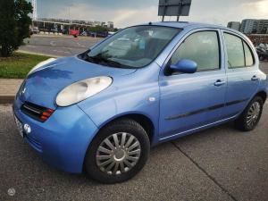 Blue Nissan Micra 2003 in Vilnius, with an engine capacity of 1.40 L and mileage of 245 thousand km for 1100 €, photo 6 on AUTOMOTO.COM.LV