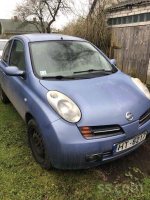 Blue Nissan Micra 2004 in Jelgava, with an engine capacity of 1.20 L and mileage of 0 thousand km for 500 €, photo  on AUTOMOTO.COM.LV