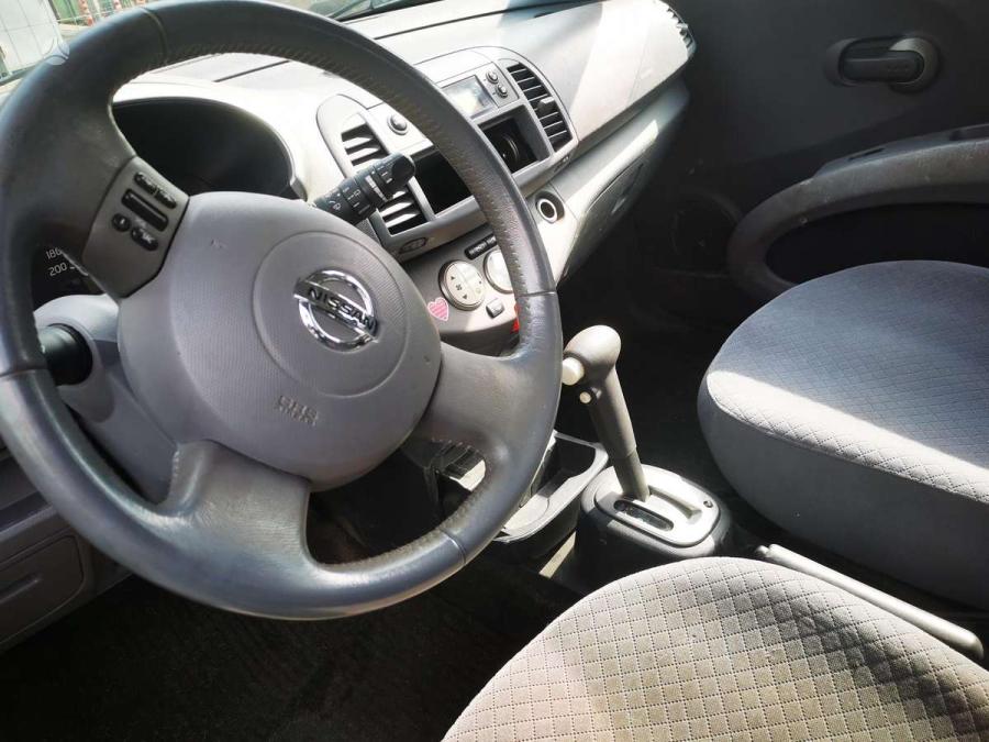 Blue Nissan Micra 2004 in Vilnius, with an engine capacity of 1.24 L and mileage of 210 thousand km for 1111 €, photo 3 on AUTOMOTO.COM.LV