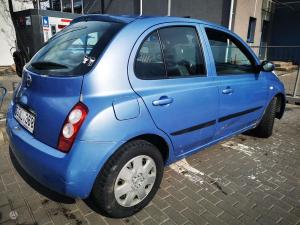 Blue Nissan Micra 2004 in Vilnius, with an engine capacity of 1.24 L and mileage of 210 thousand km for 1111 €, photo 5 on AUTOMOTO.COM.LV