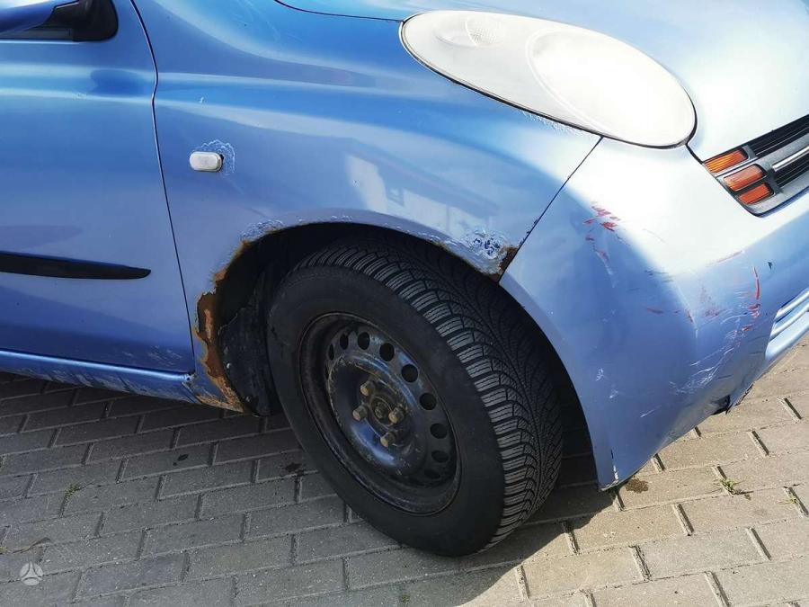 Blue Nissan Micra 2004 in Vilnius, with an engine capacity of 1.24 L and mileage of 210 thousand km for 1111 €, photo 20 on AUTOMOTO.COM.LV