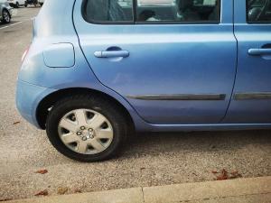 Blue Nissan Micra 2004 in Vilnius, with an engine capacity of 1.30 L and mileage of 210 thousand km for 1350 €, photo 8 on AUTOMOTO.COM.LV