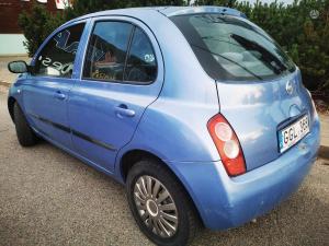 Blue Nissan Micra 2004 in Vilnius, with an engine capacity of 1.30 L and mileage of 210 thousand km for 1350 €, photo 14 on AUTOMOTO.COM.LV
