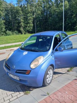 Blue Nissan Micra 2004 in Riga, with an engine capacity of 1.20 L and mileage of 283 thousand km for 1250 €, photo 4 on AUTOMOTO.COM.LV