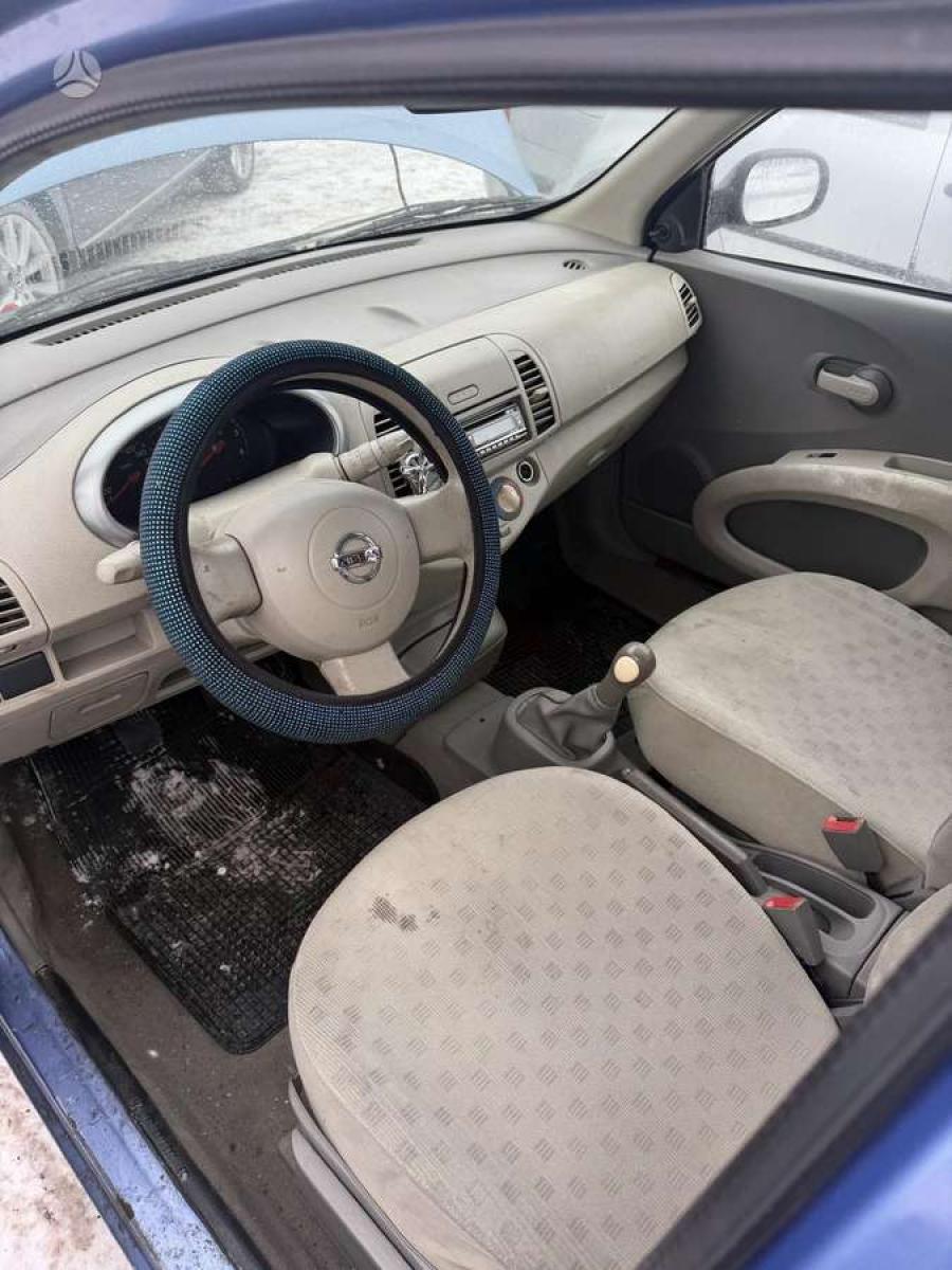 Zils Nissan Micra 2005 Kauņa, ar dzinēja tilpumu 1.50 L un nobraukumu 245 tūkst. km par 599 €, foto 6 vietnē AUTOMOTO.COM.LV