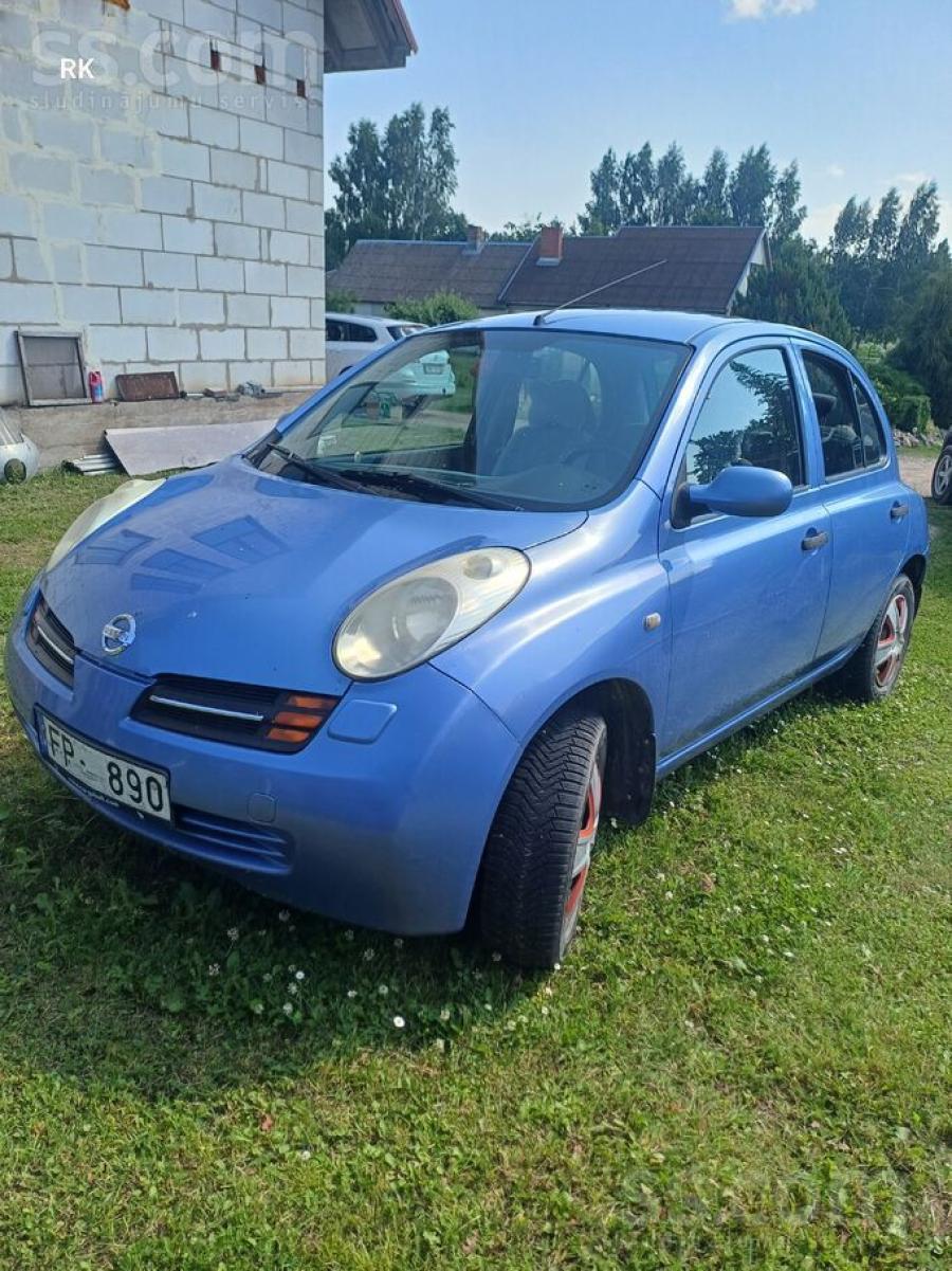 Zils Nissan Micra 2005 Tukums, ar dzinēja tilpumu 1.20 L un nobraukumu 287 tūkst. km par 1000 €, foto 1 vietnē AUTOMOTO.COM.LV