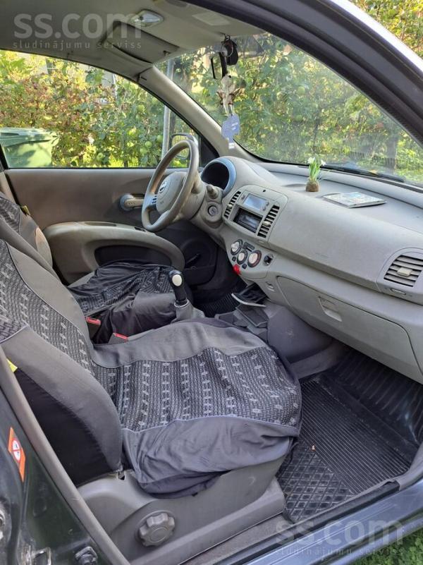 Nissan Micra 2005 Ogre vietnē Zils Nissan Micra 2005 Ogre, ar dzinēja tilpumu 1.20 L un nobraukumu 272 tūkst. km par 750 €, foto 4 vietnē AUTOMOTO.COM.LV
