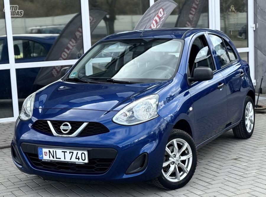 Blue Nissan Micra 2014 in Radviliskis, with an engine capacity of 1.20 L and mileage of 36 thousand km for 5250 €, photo 1 on AUTOMOTO.COM.LV